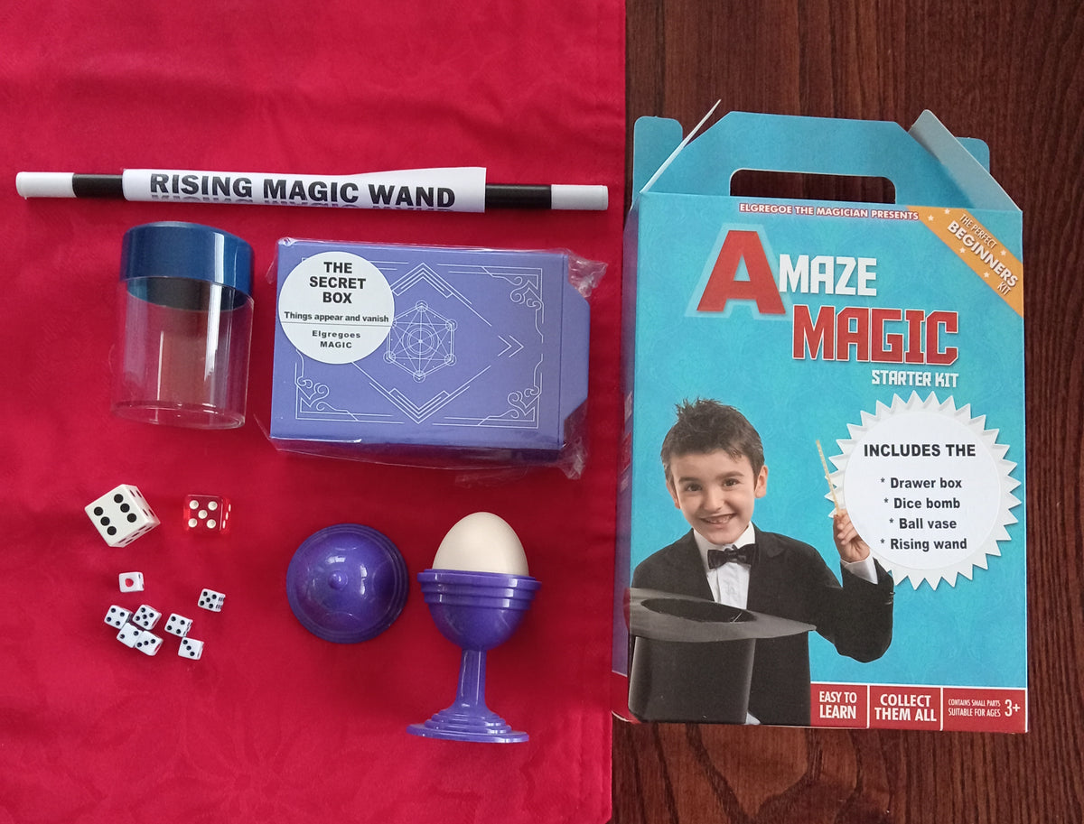 Amaze Magic Four Trick Magic Starter Kit – New Zealand Puppets & Magic ...
