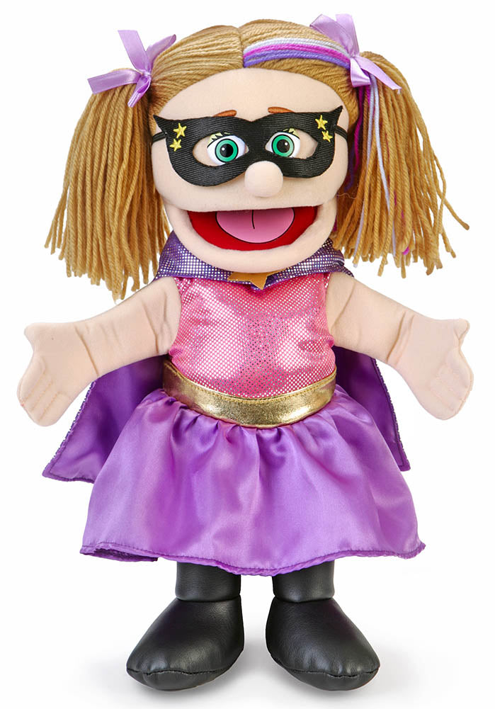 Suzie Superhero Small 36 cm Hand Puppet (code 30) – New Zealand Puppets ...