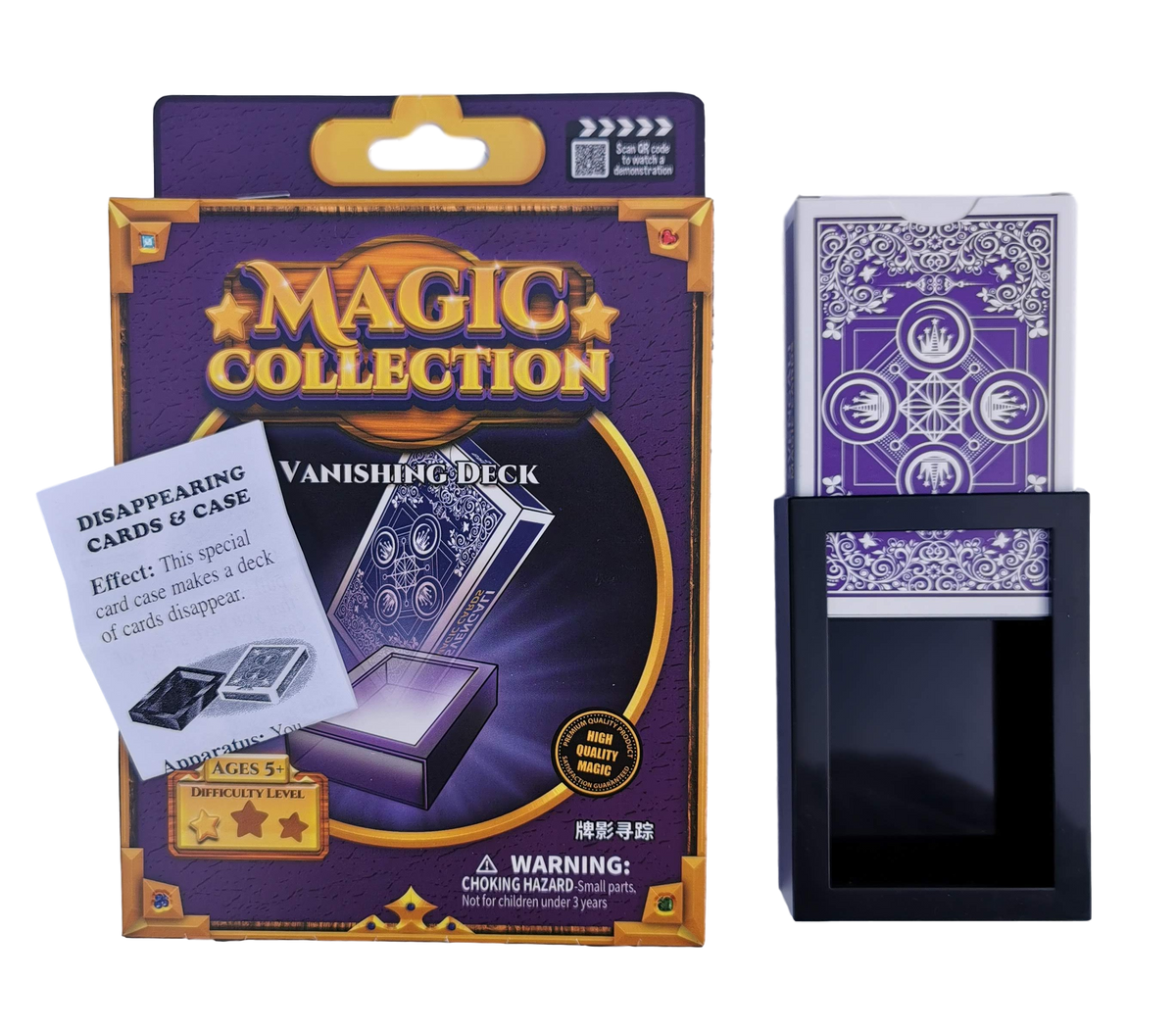 Vanishing Card Deck Magic Trick – New Zealand Puppets & Magic Store